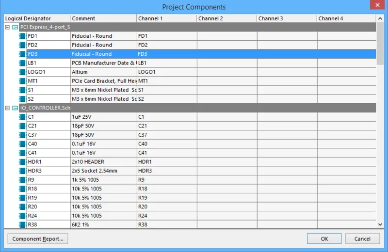 Project Components | Altium CircuitStudio Technical Documentation Project Components | Altium CircuitStudio Technical Documentation